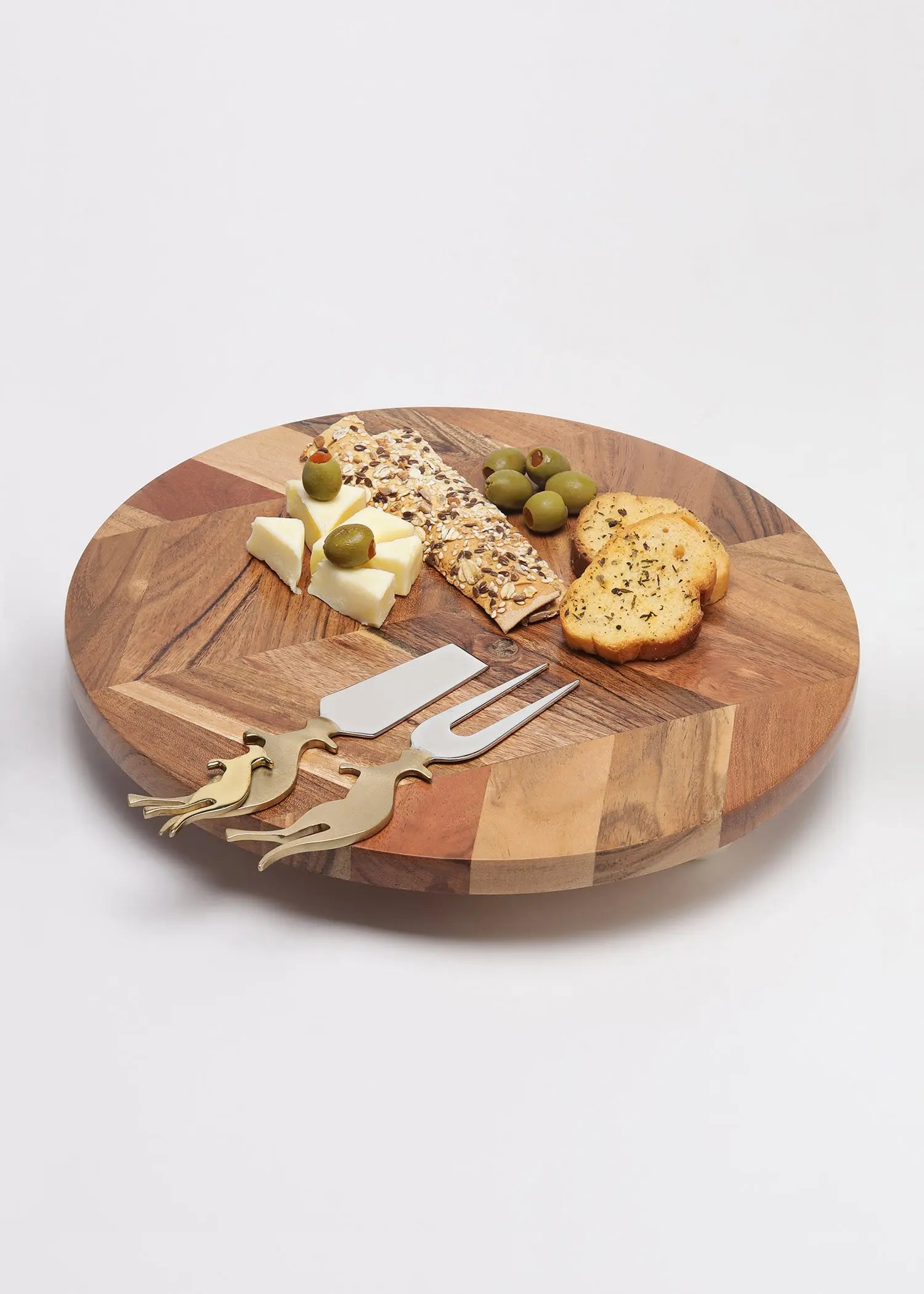 Raised Wooden Platter - Gado Living